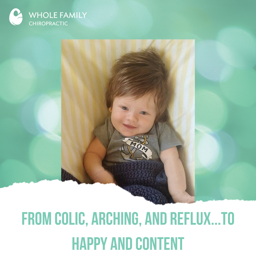 From colic, arching in discomfort, and reflux...to a happy & content ...